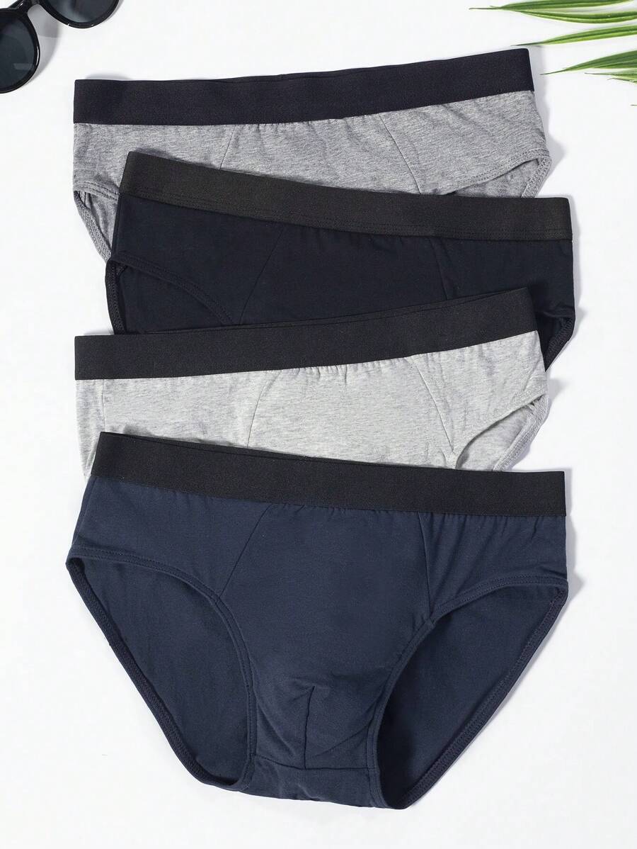 Color Block Triangle Boxer Briefs For Teenage Boys | SHEIN EUR