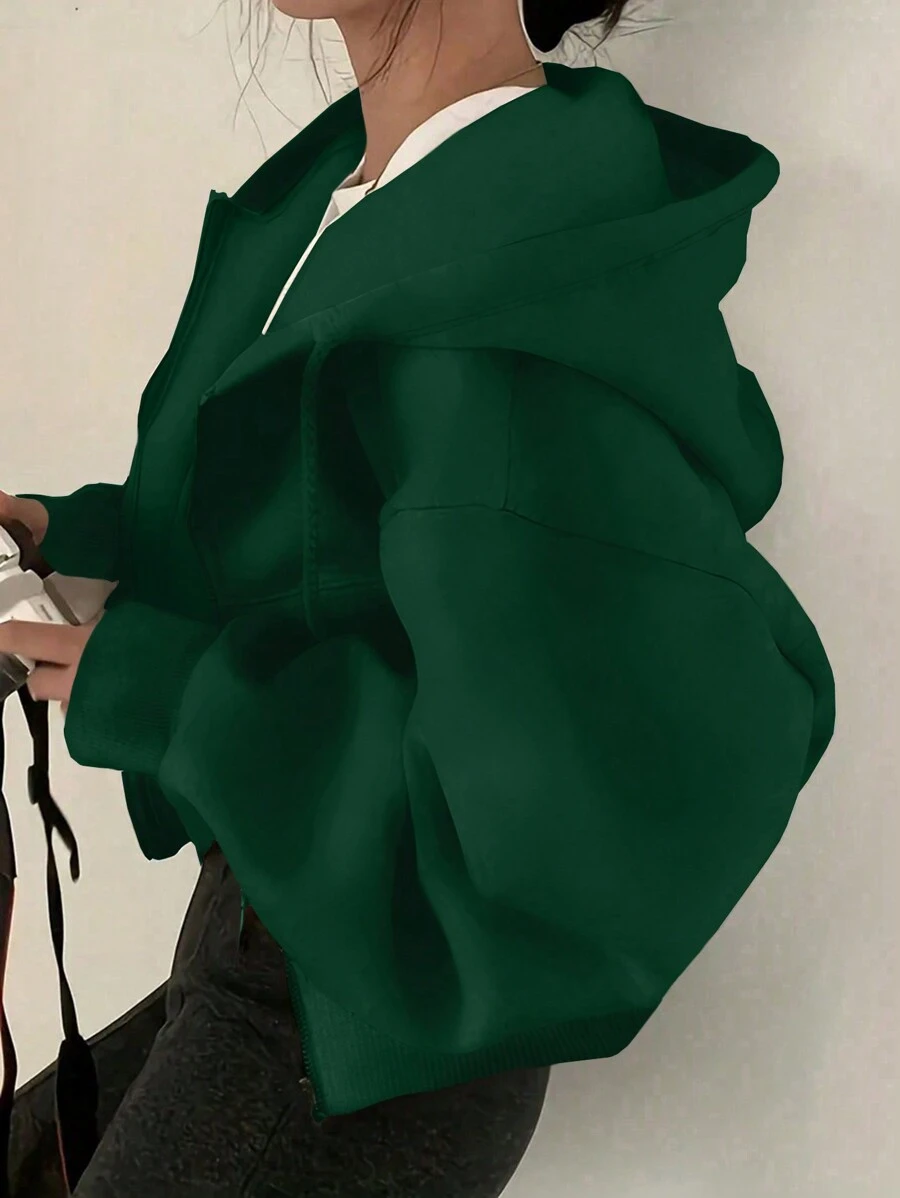 INAWLY Women'S Zip Up Drawstring Hoodie,Long Sleeve Tops Graduation ...