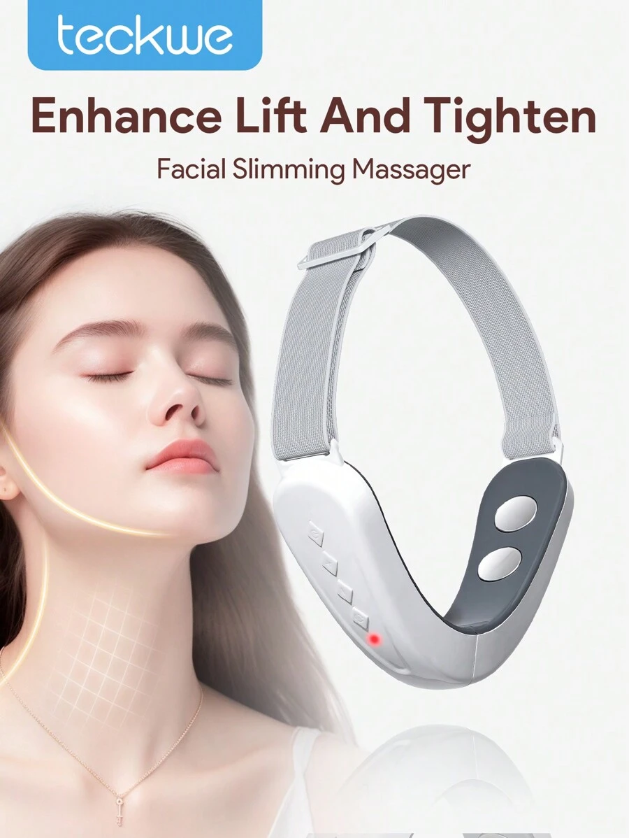 Teckwe V-Shape Facial Massager,Face Slimming Instrument Firming And ...