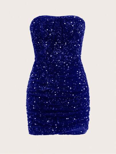 Search royal blue dress | SHEIN