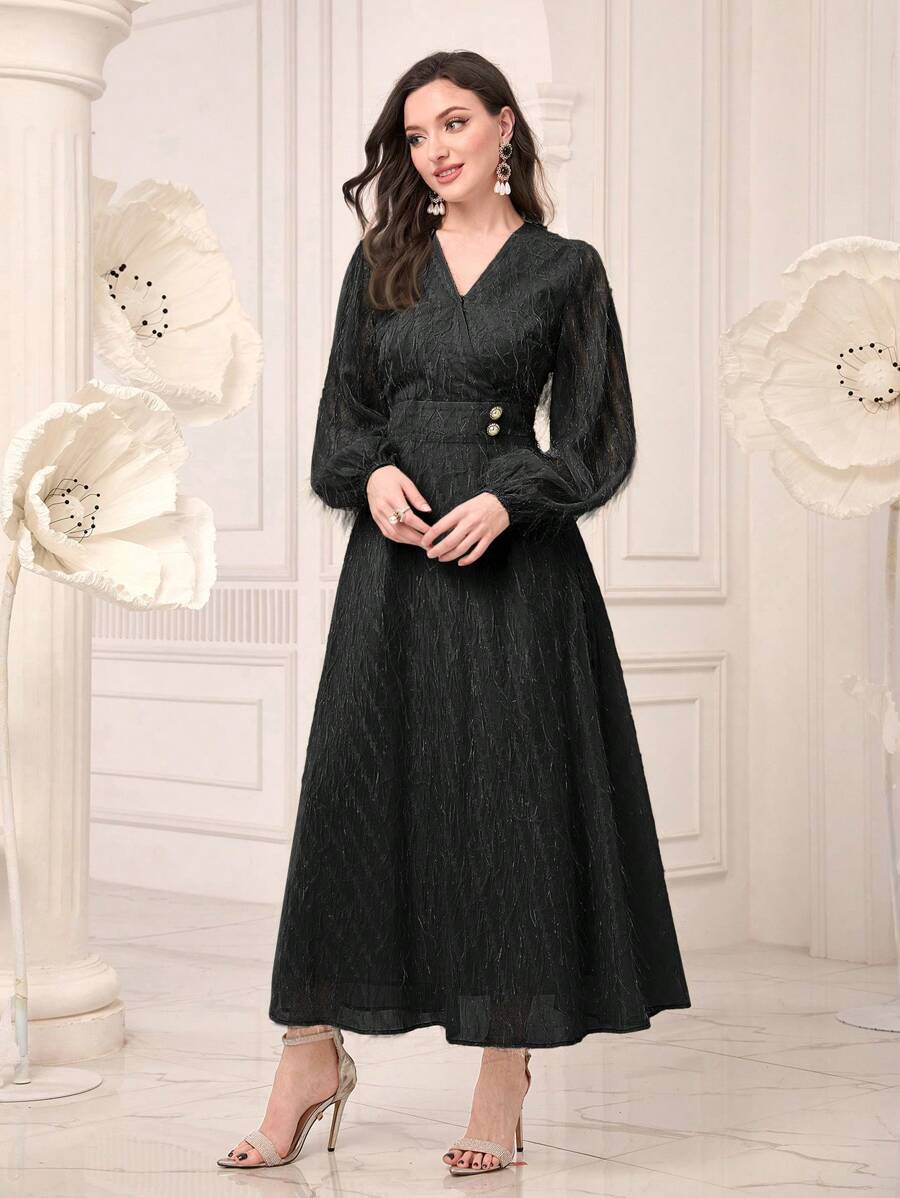 Modelyn Solid Color Women's Dress Long Evening Dresses | SHEIN USA