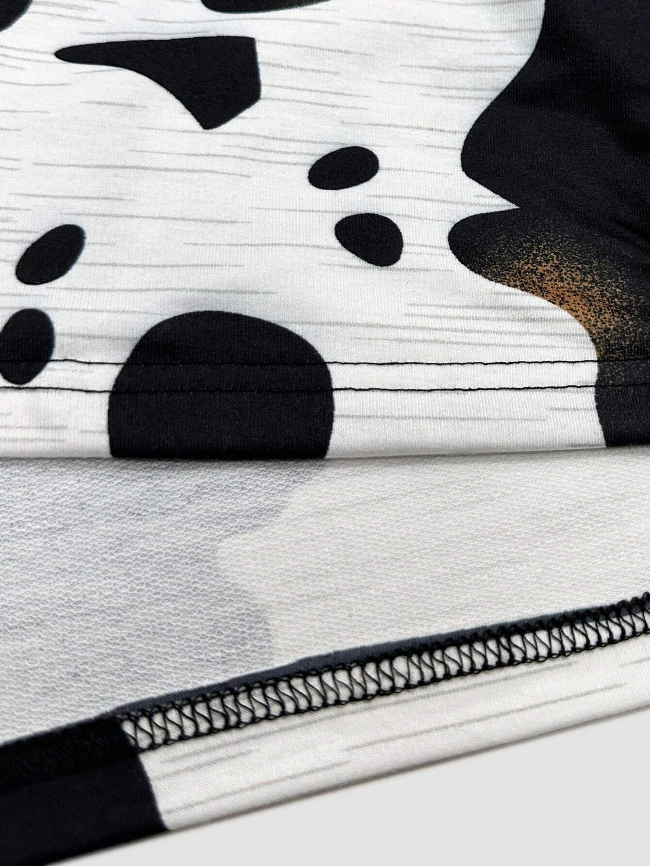 SHEIN LUNE Cow Print Western Style Sleeveless Vest Jacket | SHEIN USA