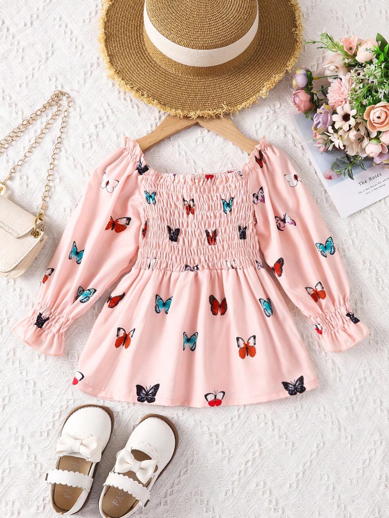 Camisa De Manga Larga Con Parte Delantera Fruncida Y Estampado De ...