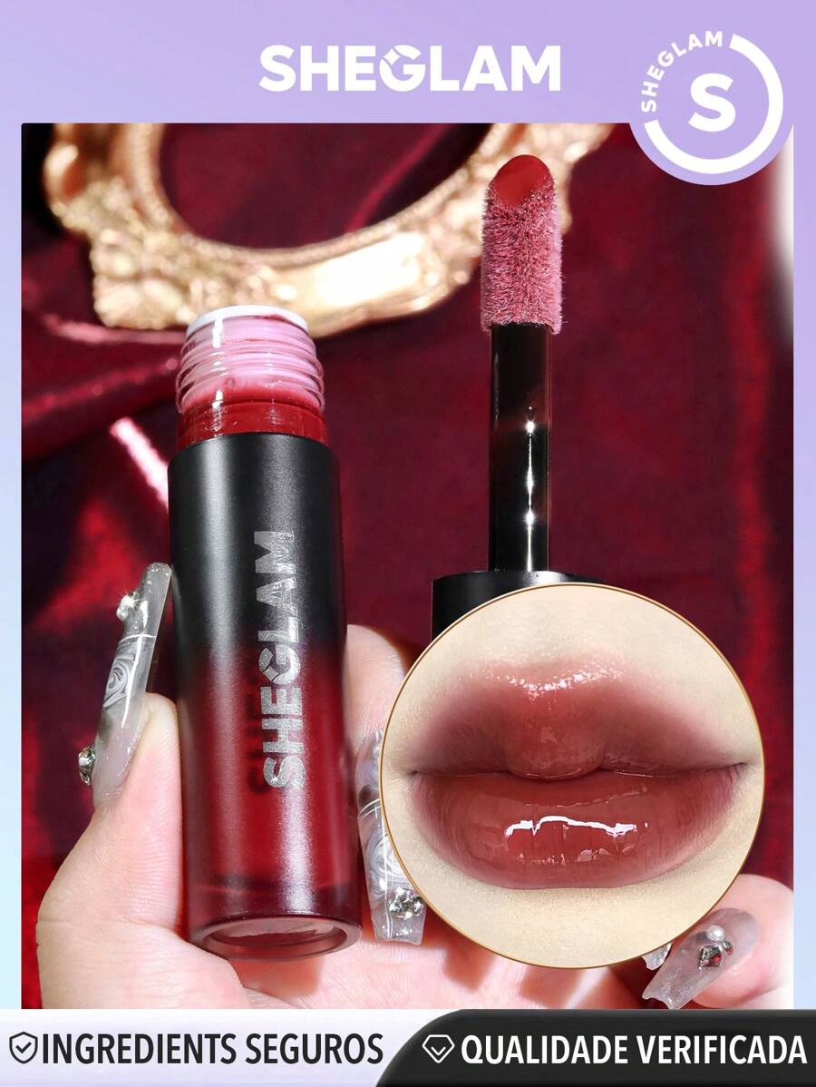 SHEGLAM Ember Rose Immortal Love Nutritivo Lip Gloss-Tesouro | SHEIN Brasil