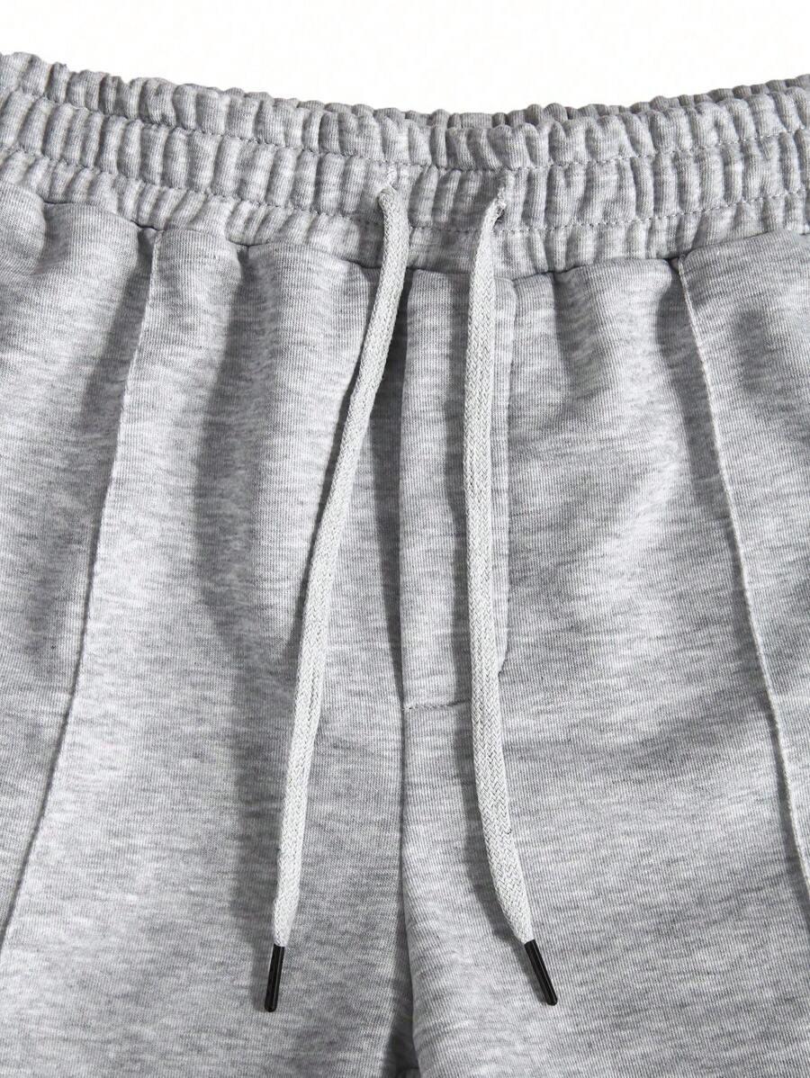 Manfinity EMRG Men Drawstring Waist Seam Detail Sweatpants Going Out ...