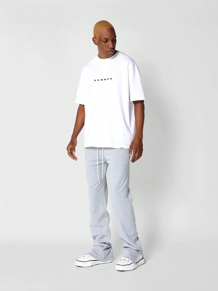 SUMWON Straight Fit Jogger With Split Hem | SHEIN USA