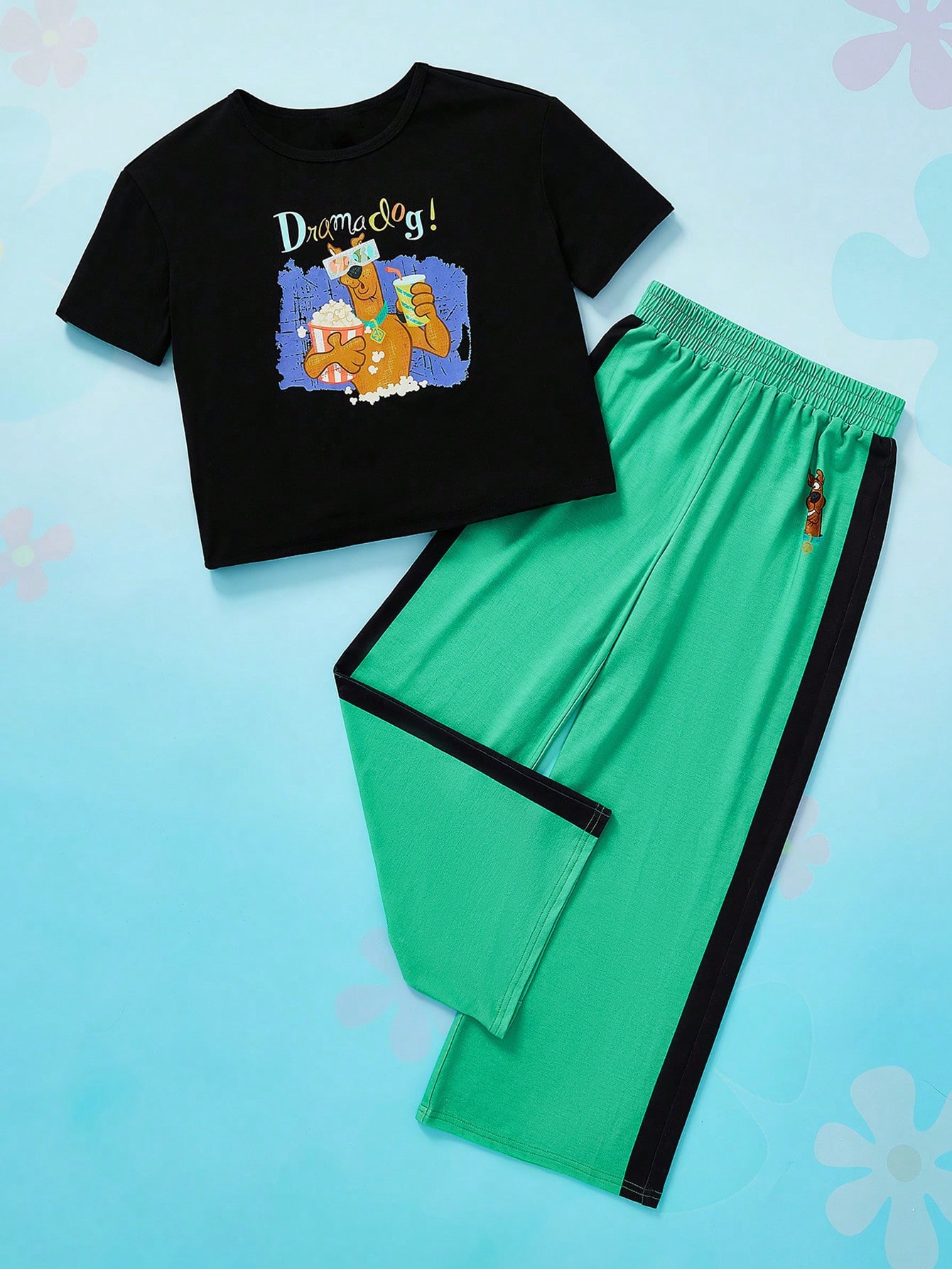 SCOOBY-DOO X SHEIN Tween Boy Cartoon Graphic PJ Set | SHEIN UK