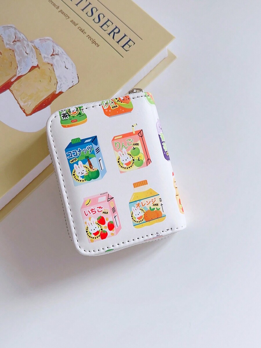 Nery Shimada Card And Coin Storage Pouch, Portable Short Wallet With ...