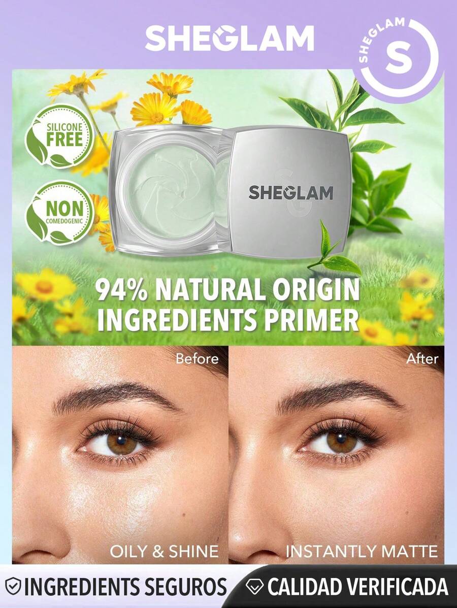 SHEGLAM Primer de cumpleaños piel control de aceite | Moda de Mujer ...