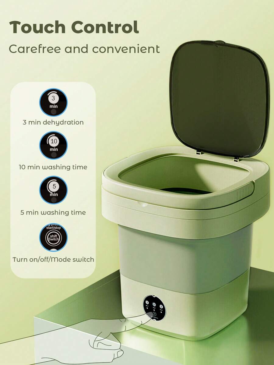 Teckwe Green Portable Washing Machine | SHEIN USA