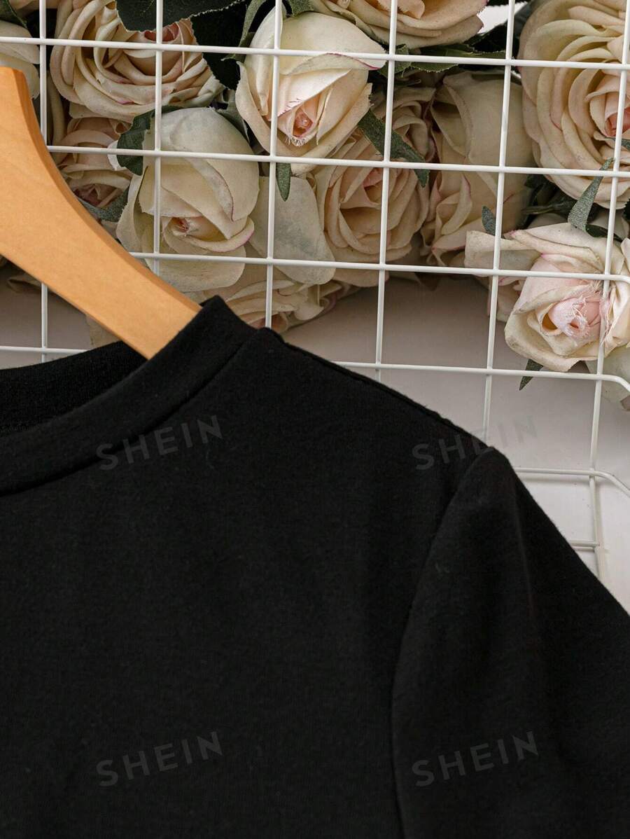 SHEIN LUNE Women Plus Size Casual Simple Short Sleeve One-Piece Dress ...