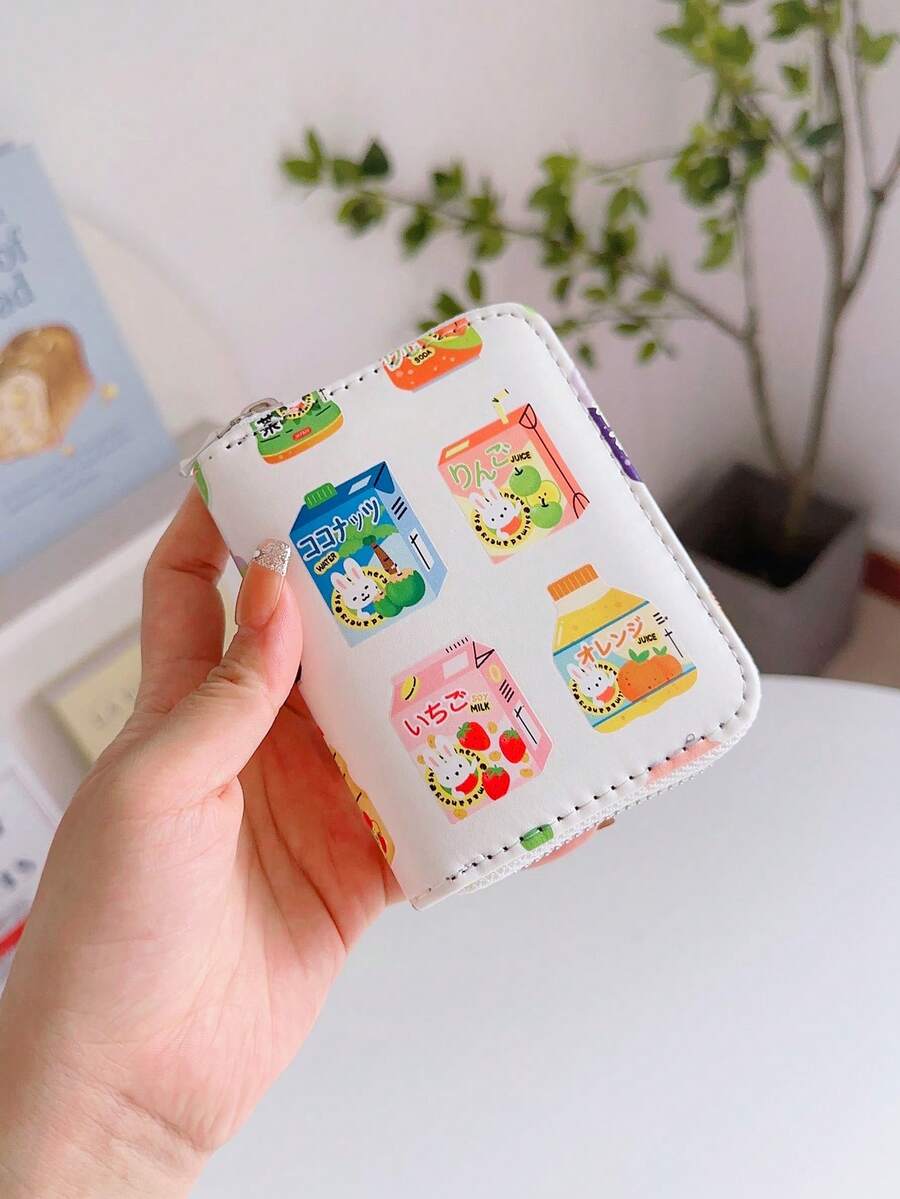 Nery Shimada Card And Coin Storage Pouch, Portable Short Wallet With ...