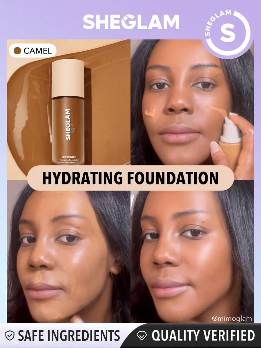 SHEGLAM Skinfinite Hydrating Foundation-Camel Valentine's Day Decor ...