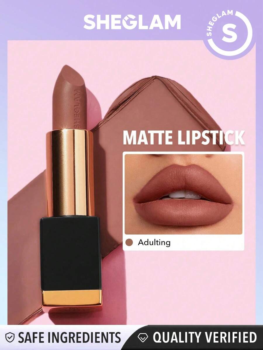 SHEGLAM Lápiz Labial Matte Allure Para Adultos, 20 Colores, Lápiz ...