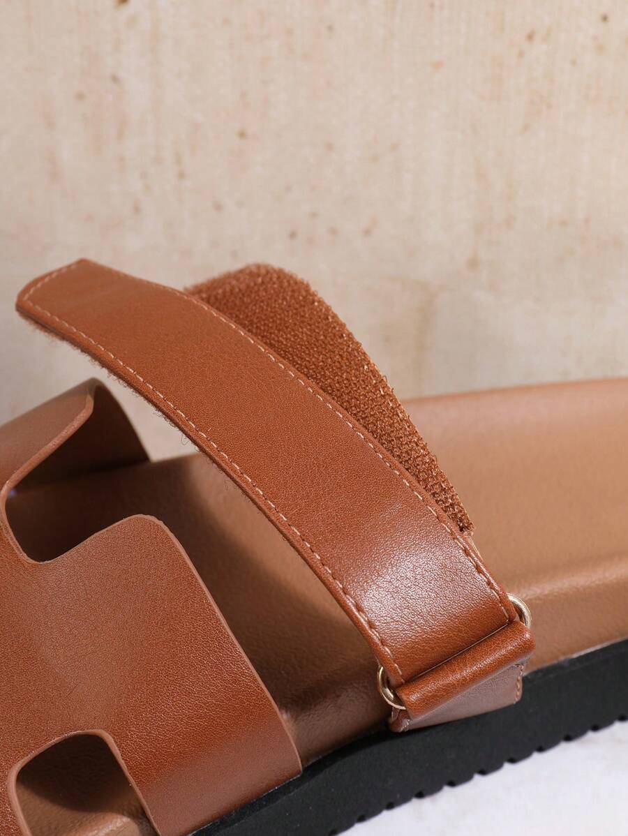 SHUZIA All-Time Women's Luxury-Inspired Hook And Loop Strap Cutout ...