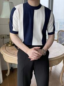 Men Two Tone Knit Top | SHEIN USA