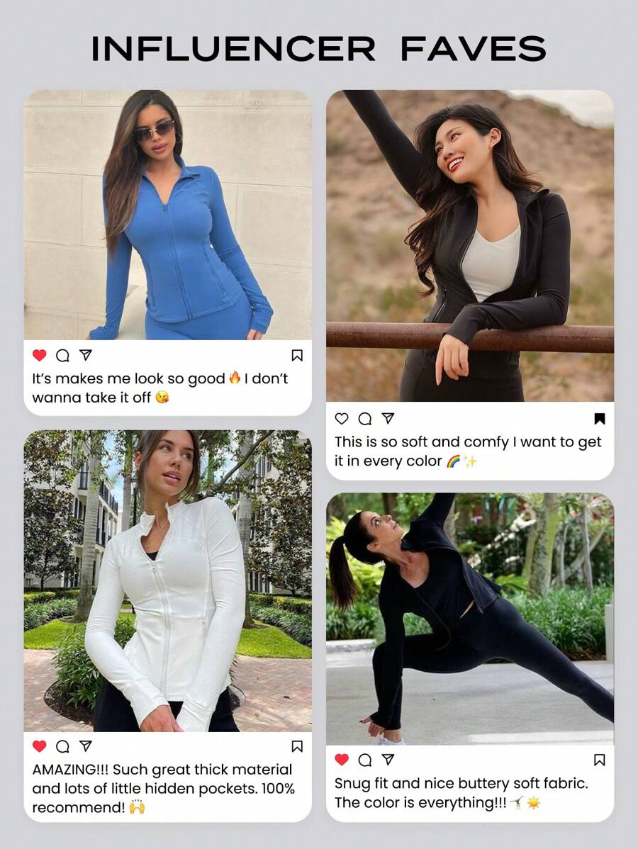 GLOWMODE FeatherFit™ Slim-It Streamline Performance Secure Pockets Zip ...