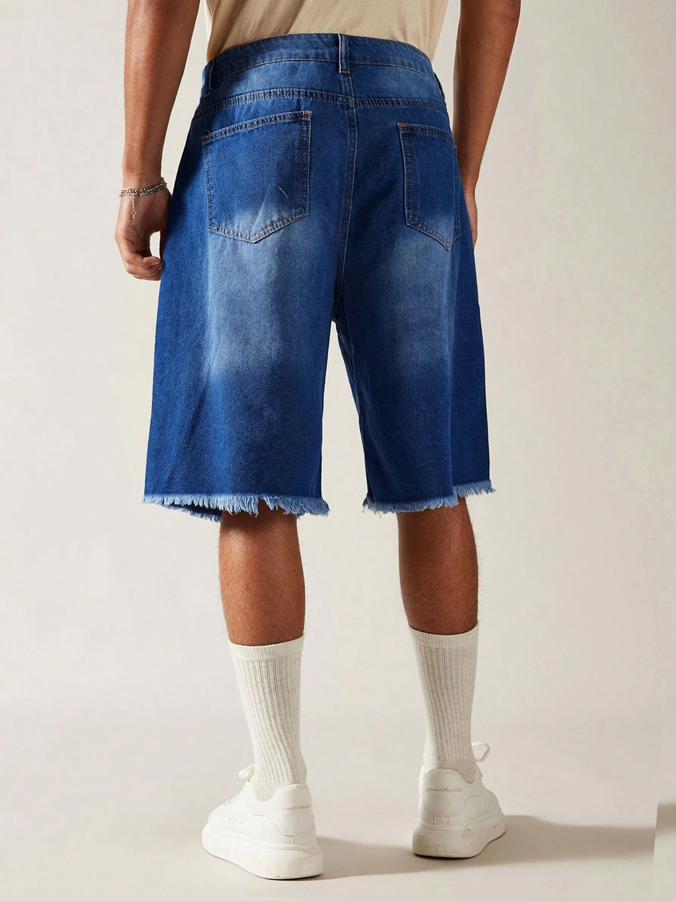 Manfinity UrbanChill Men'S Ripped Casual Denim Shorts | SHEIN USA