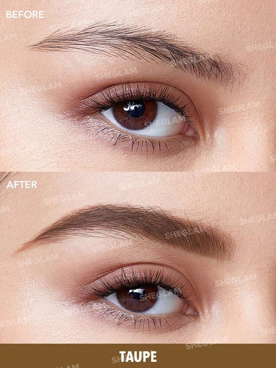 SHEGLAM Genius Eyebrow Stamp-Taupe Natural Eyebrow Powder Easy To Use ...