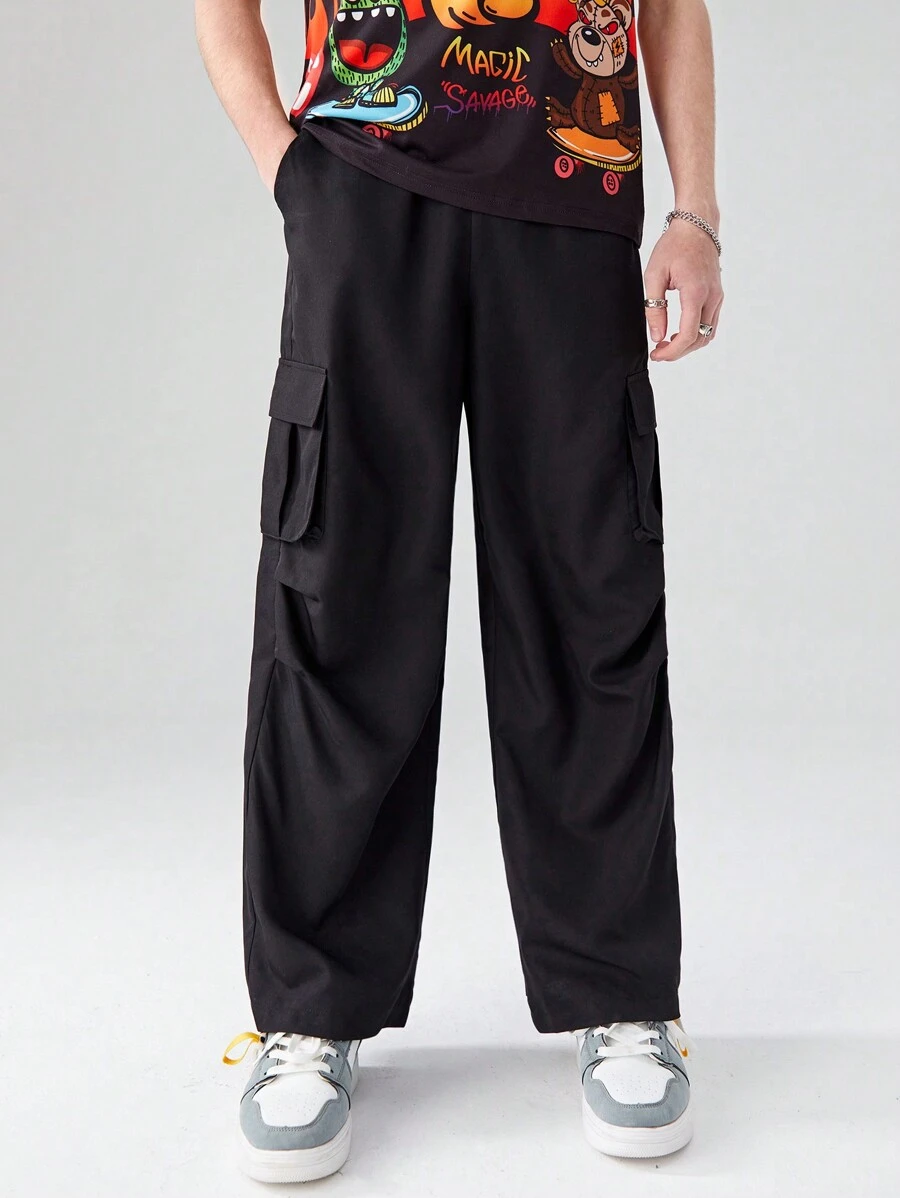 Teen Boy Loose Fit Cargo Pants | SHEIN USA