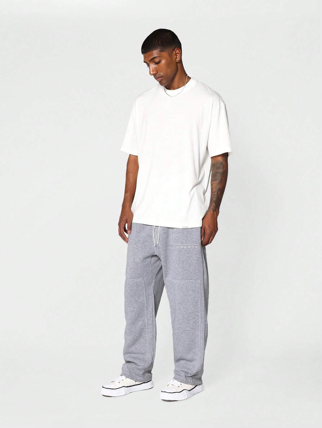 SUMWON Loose Fit Jogger With Panels | SHEIN USA