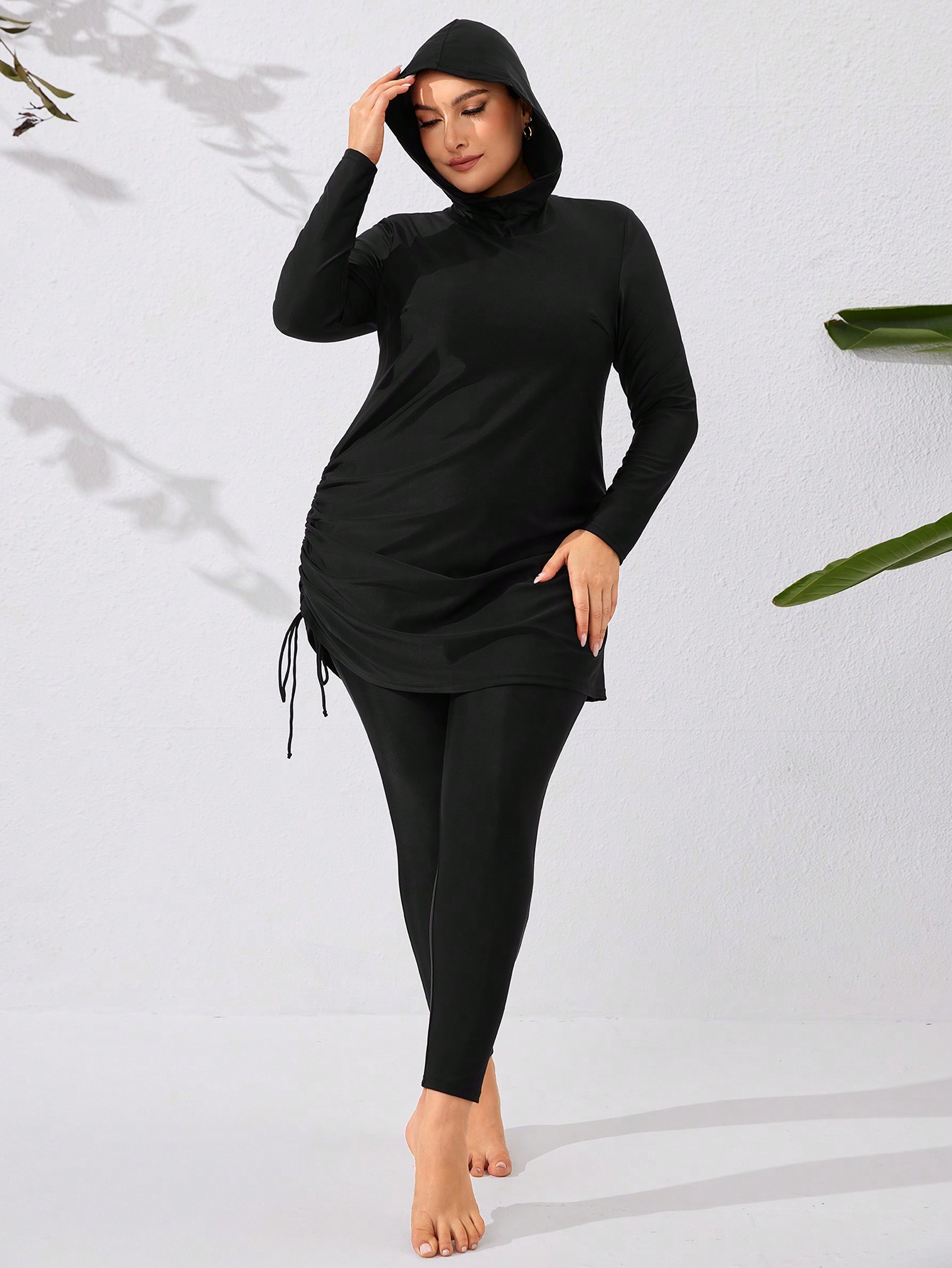 SHEIN Swim Mulvari Juego De Bañadores Burqini Y De Estilo Para Mujeres ...