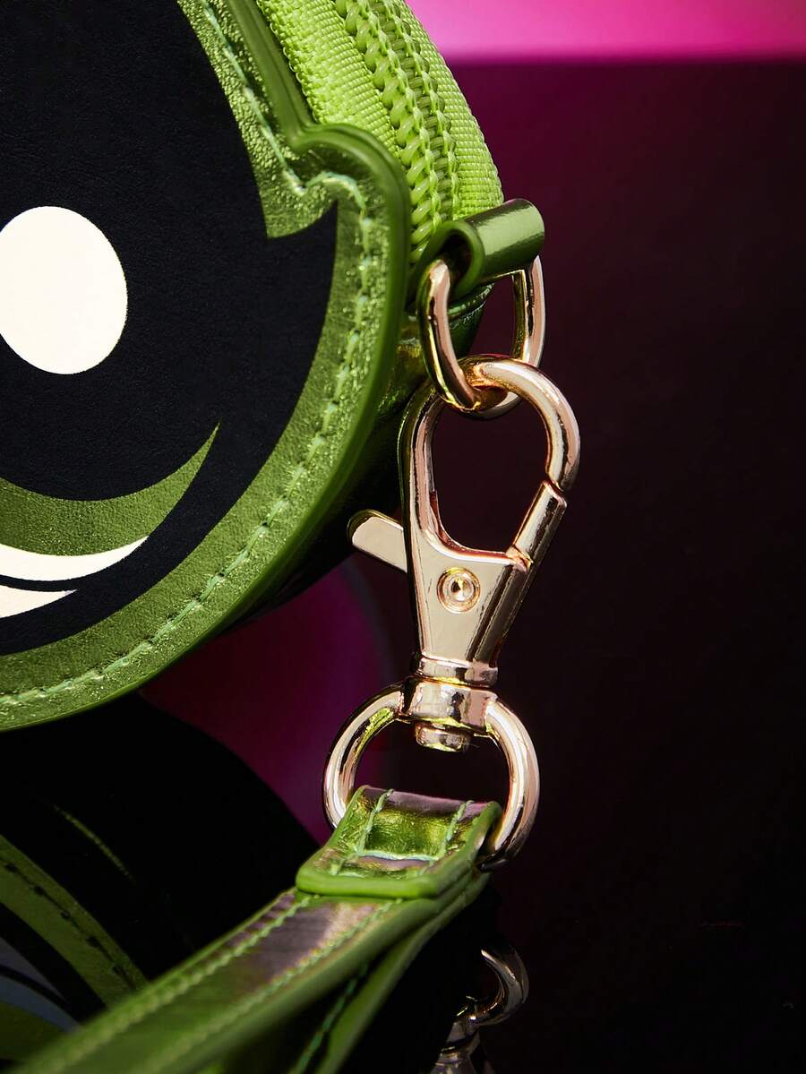 THE POWERPUFF GIRLS X SHEIN Green Girl Face Coin Purse | SHEIN UK