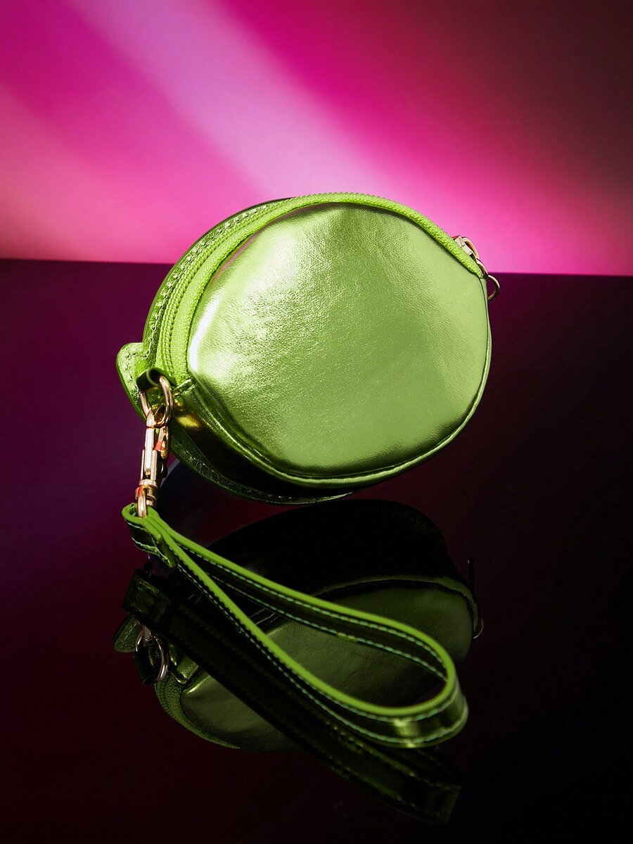 THE POWERPUFF GIRLS X SHEIN Green Girl Face Coin Purse | SHEIN UK