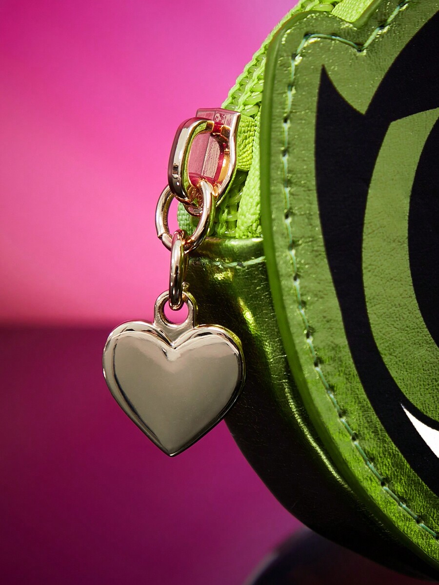 THE POWERPUFF GIRLS X SHEIN Green Girl Face Coin Purse | SHEIN USA