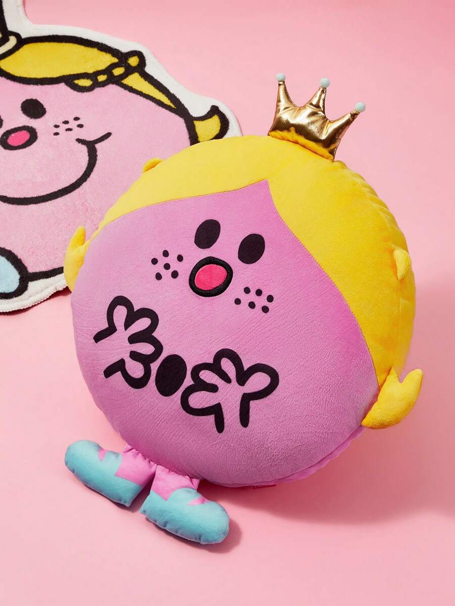 Mr Men Little Miss X SHEIN Princess Miss Plush Pillow | SHEIN USA