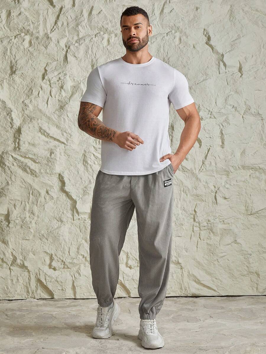 Manfinity Hypemode Heren Grote maten Taille met trekkoord Joggingbroek ...