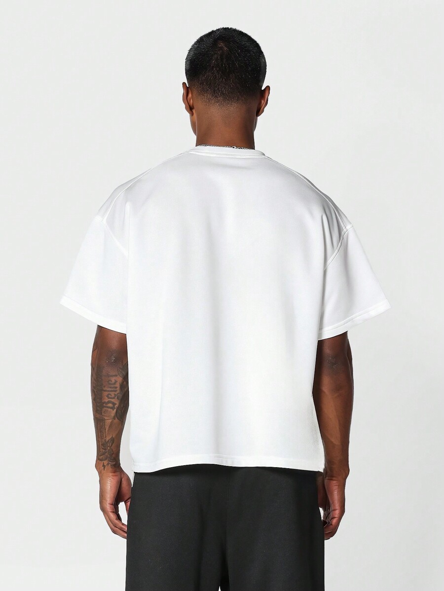 SUMWON Boxy Fit Heavyweight Tee | SHEIN