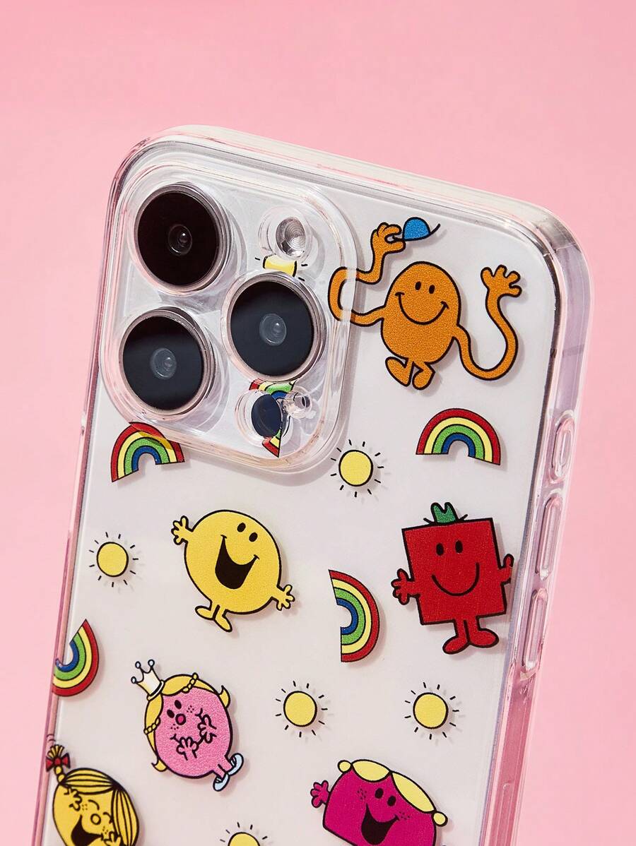 Mr Men Little Miss X SHEIN Fashionable Printed Semi-Transparent Summer ...