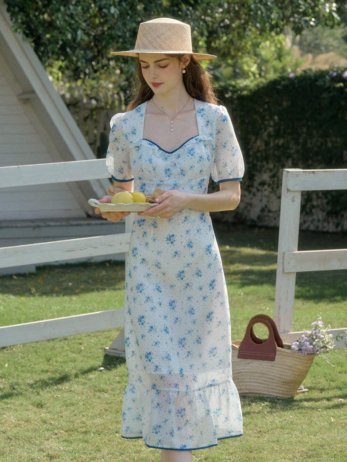 Simple Retro Women's Long Casual Dress With Patchwork And Color ...
