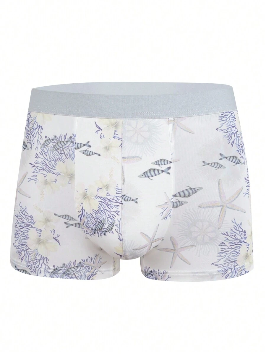 Men's Fish Printed Boxer Briefs | SHEIN USA