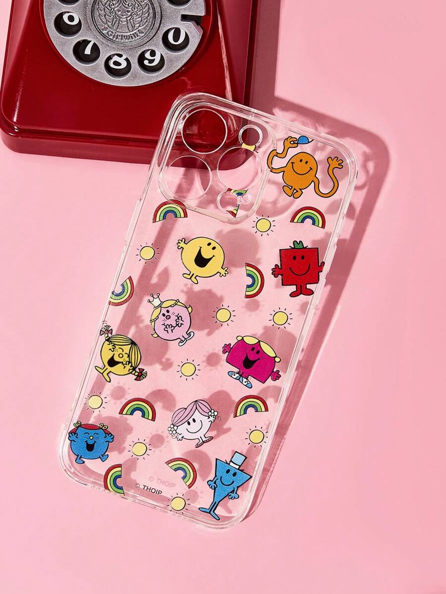 Mr Men Little Miss X SHEIN Fashionable Printed Semi-Transparent Summer ...