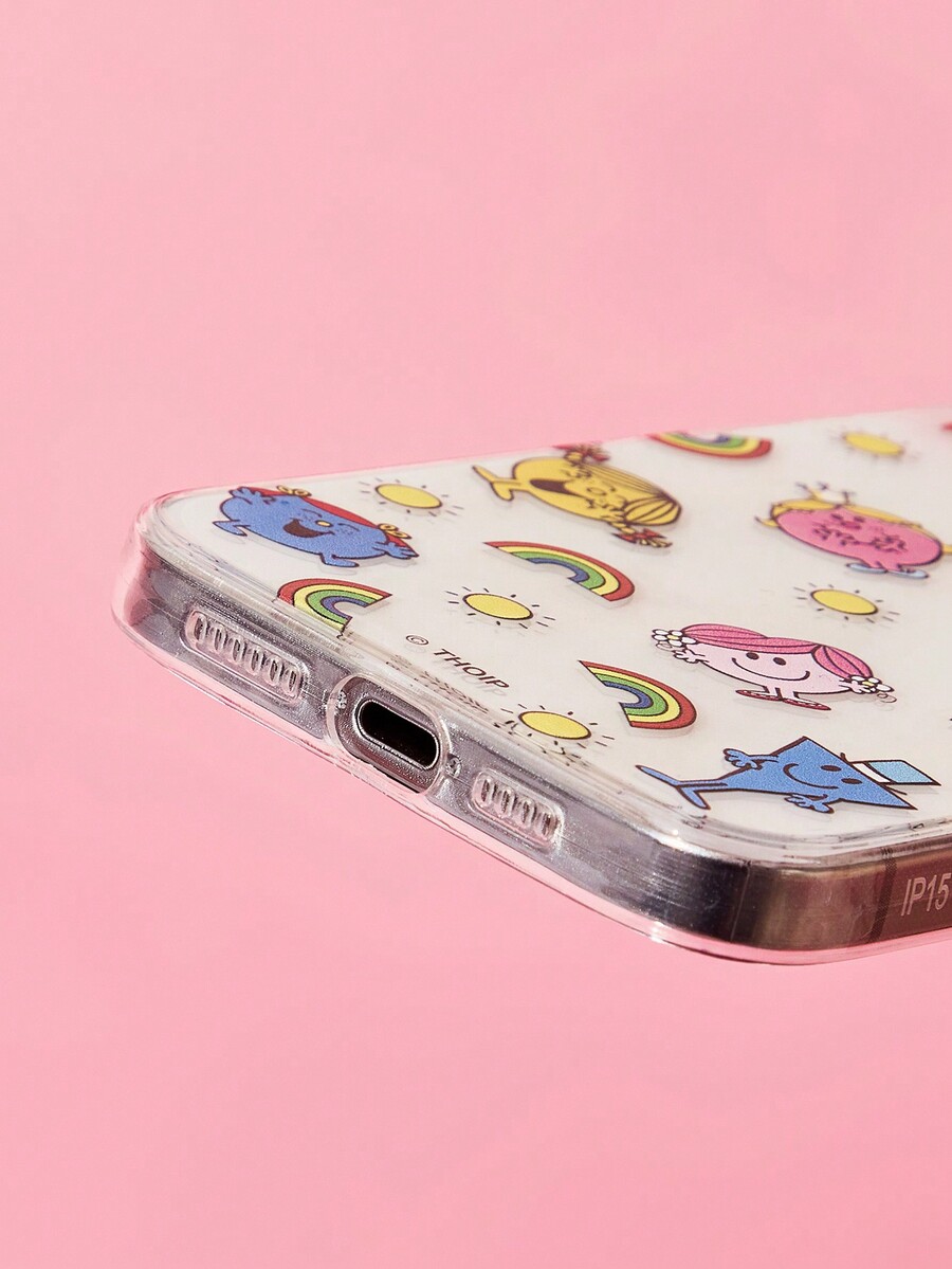 Mr Men Little Miss X SHEIN Fashionable Printed Semi-Transparent Summer ...