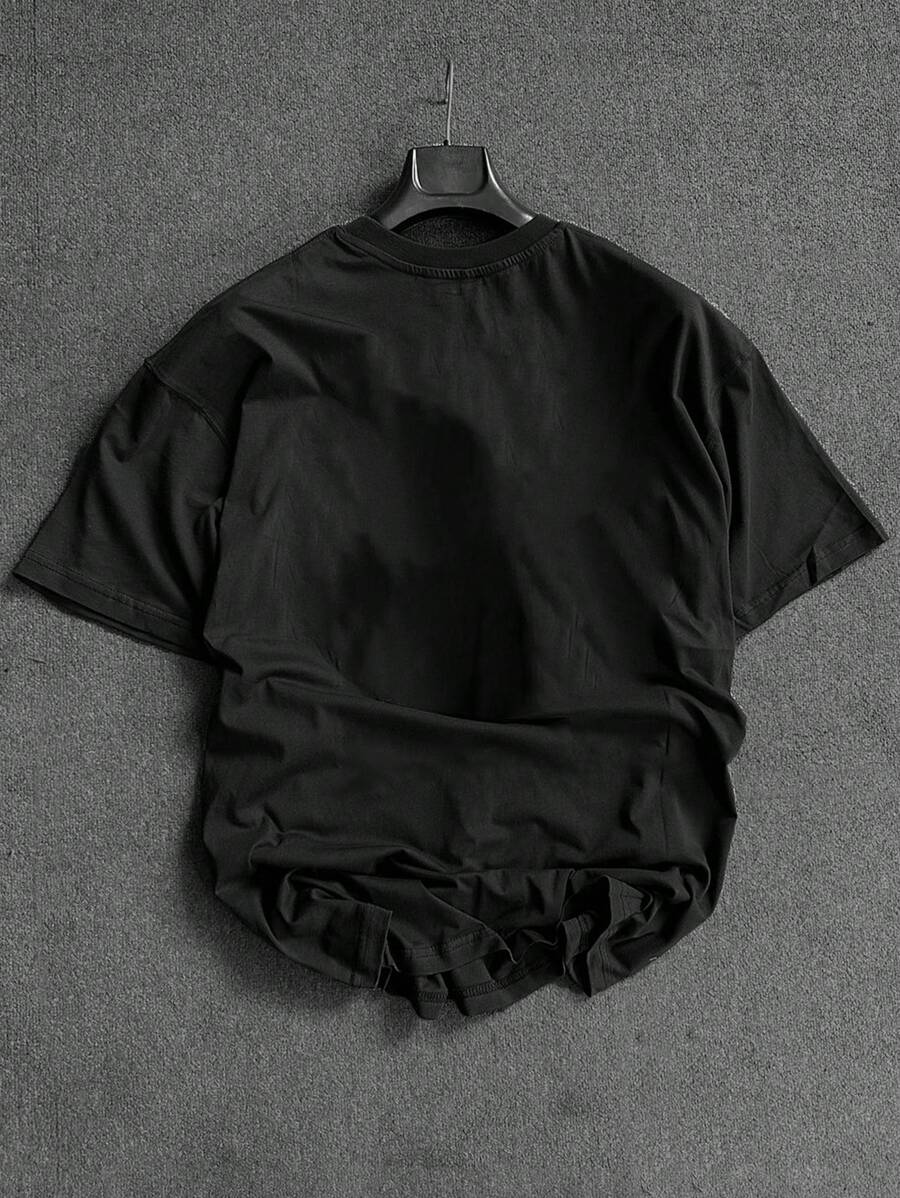 Manfinity EMRG Men's Short Sleeve T-Shirt With Abstract Human Face ...