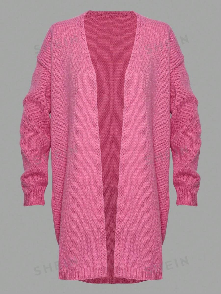 SHEIN LUNE Ladies' Solid Color Cardigan | SHEIN EUR