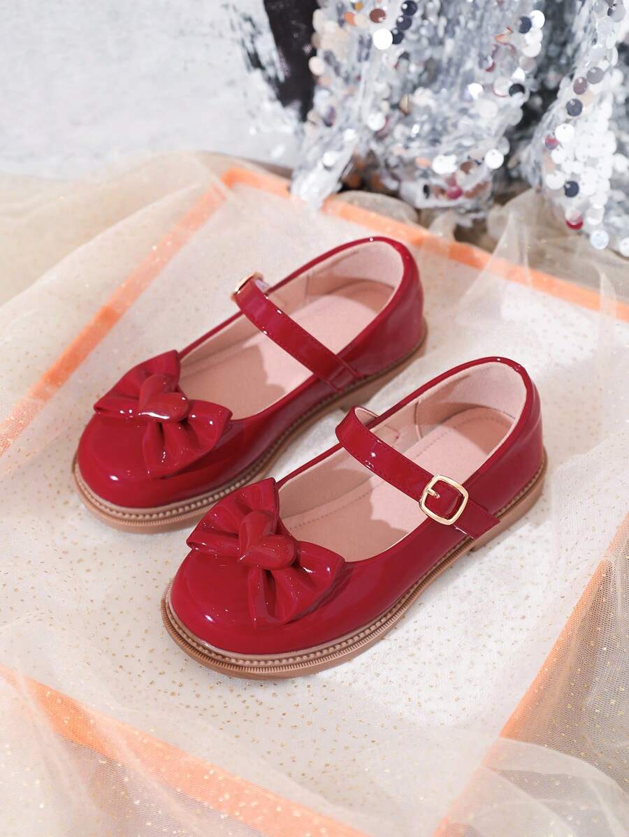 New Style Girls' Patent Leather Mary Jane Shoes With Soft Sole ...