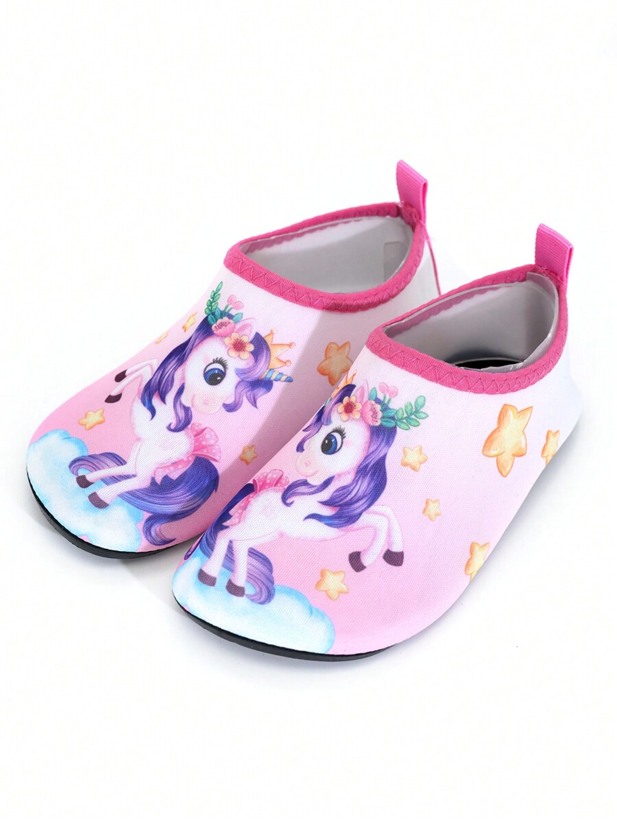 Girls' Water Shoes Kids & Aqua Shoes Kids With Adorable Unicorn Pattern ...