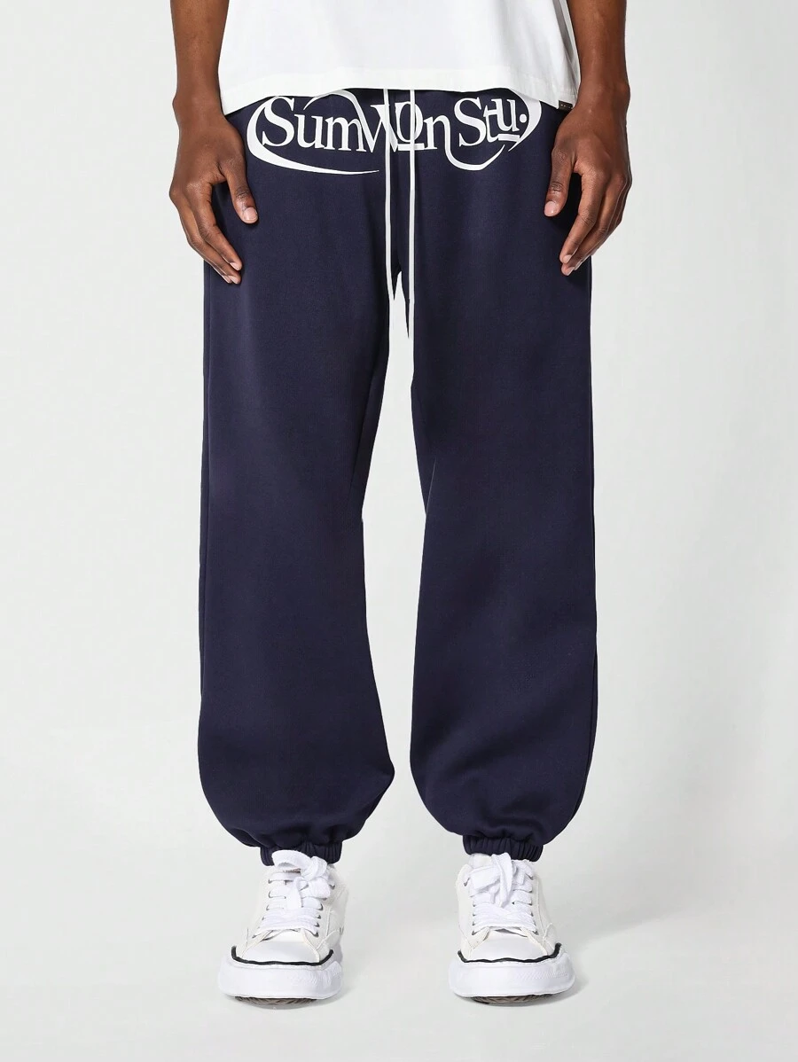 SUMWON Pantalon de jogging à taille haute d'été. Coupe décontractée ...