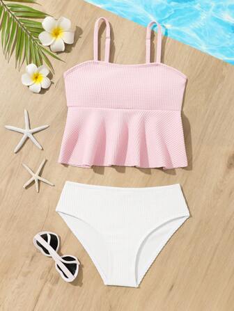 Tween Girls Tankinis | Fashion Tween Girls Tankinis | SHEIN USA