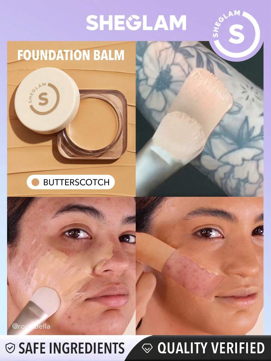 SHEGLAM Full Coverage Foundation Balm-Butterscotch Long Lasting ...