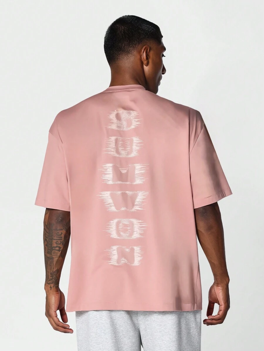 SUMWON Tee With Back Graphic Print For Daily Wear | SHEIN USA