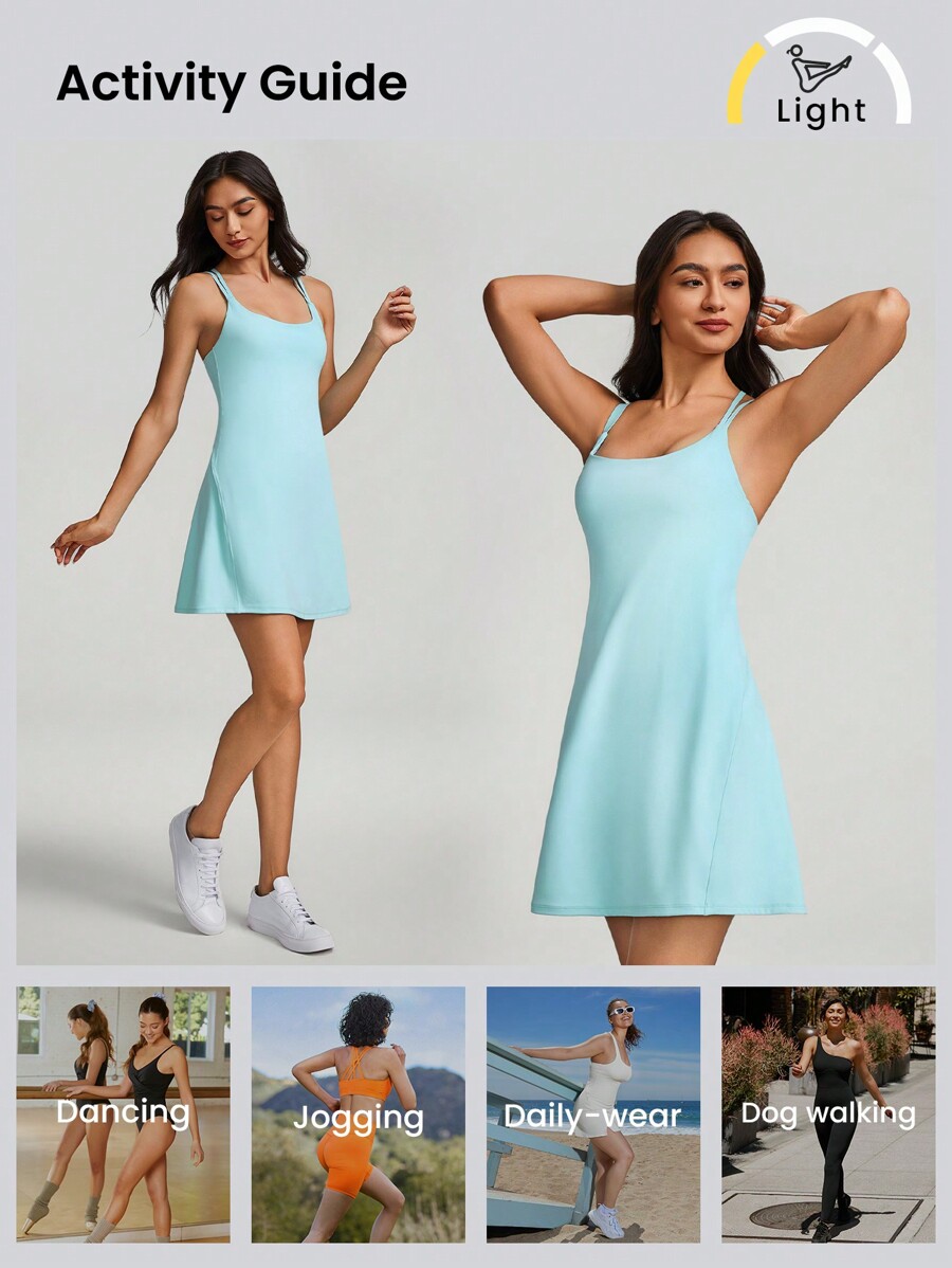 GLOWMODE FeatherFit™-Air Peekaboo Square Neck Pocket Anti-Slip Active ...