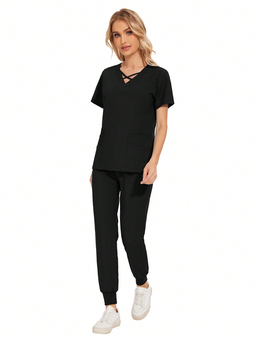 Health Service Scrubs Suits Women Hospital Workwear Surgery Uniform ...