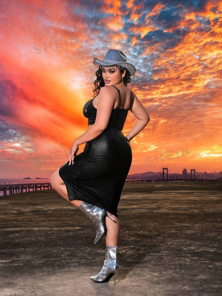 SHEIN SXY Plus Size Spring Summer Rave Party Music Festival Country ...