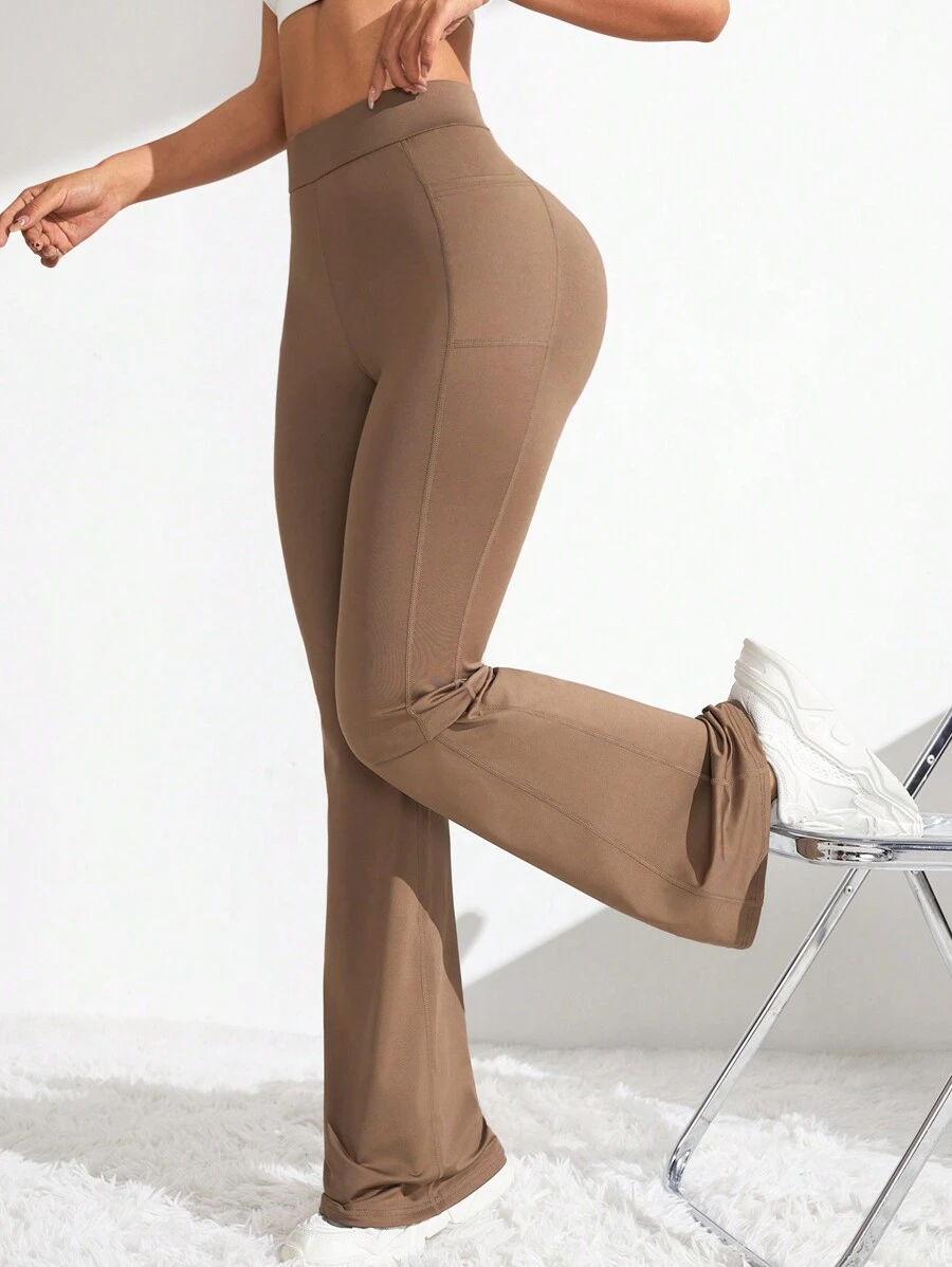 Easithlete Yoga & Casual Sports Pants With Side Phone Pocket | SHEIN USA