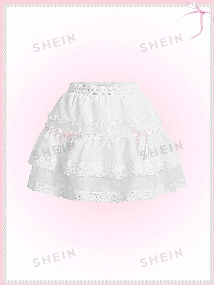 Sheinneu Coquette Sommer Kawaii Ballett Rosa Schleife Ribbon Love